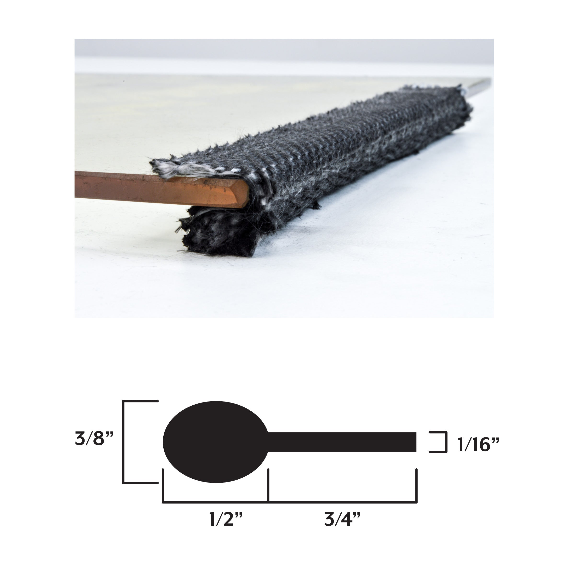 Gasket Tadpole, 3/8 x 3/4 PSA Black – Fire-Parts.com