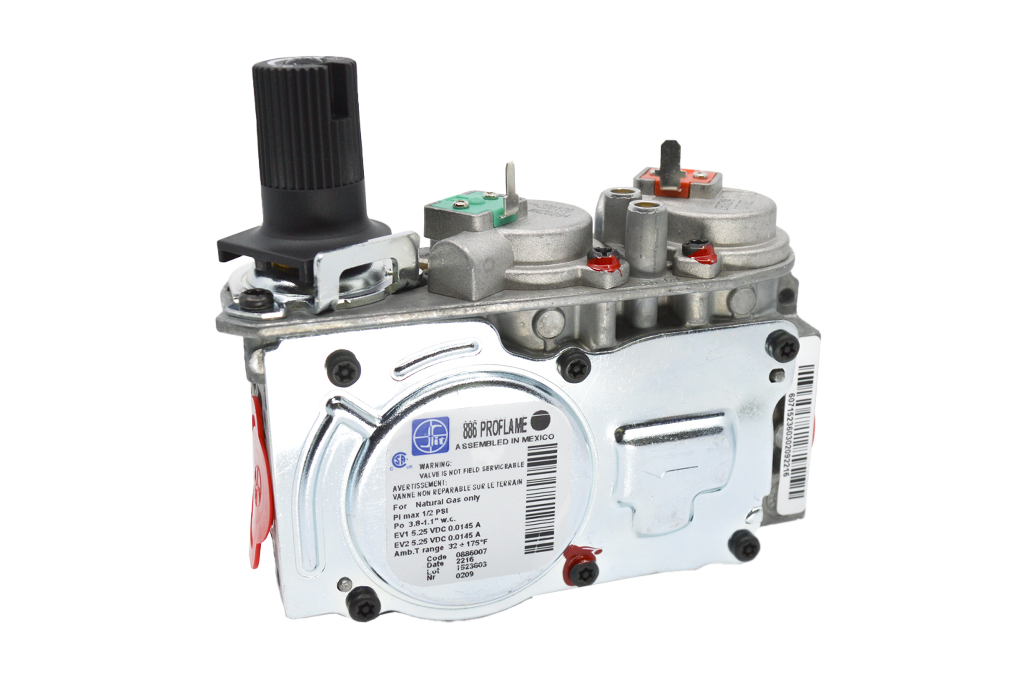 SIT 886 Proflame Gas Valve 50% turn down (Natural Gas) – Fire-Parts.com