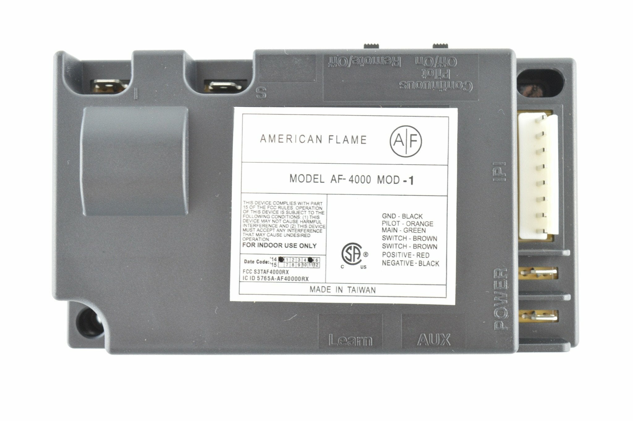 AF-4000MOD-1 American Flame Control Module – Fire-Parts.com